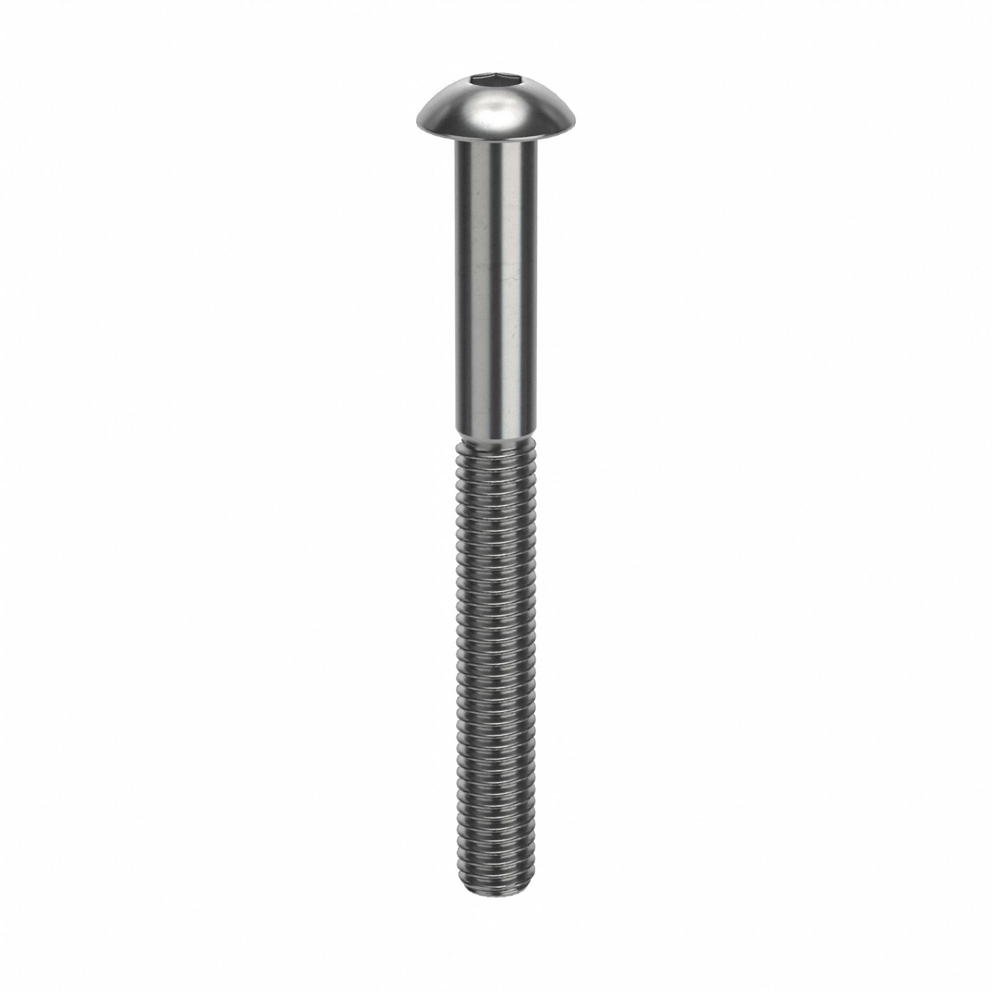 M5x0.80 Thread Size, 50 mm Lg, Socket Head Cap Screw - 53GJ22|M51030 ...