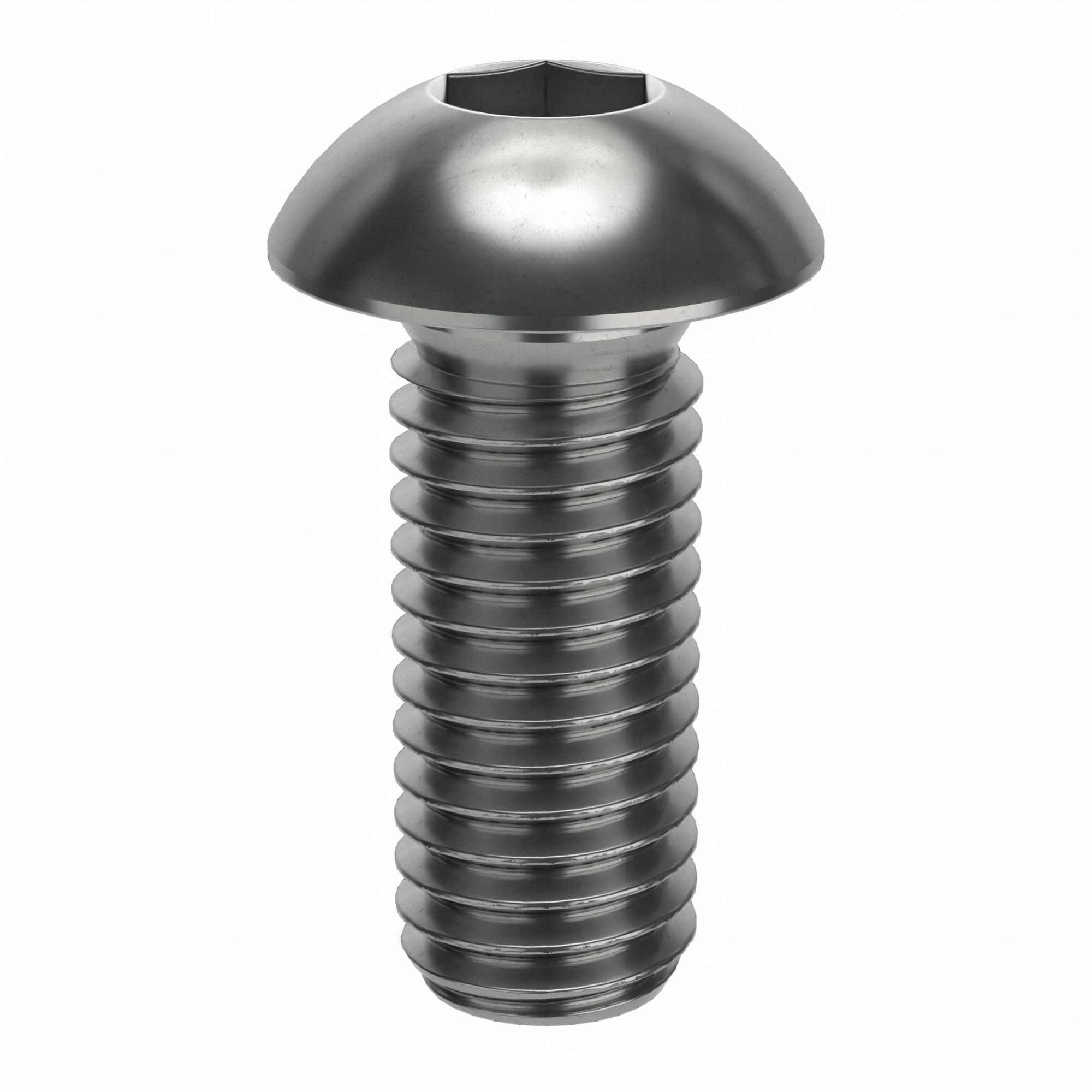 M8-1.25 Thread Size, 20 mm Lg, Socket Head Cap Screw - 53GJ37|M51030.080.0020 - Grainger