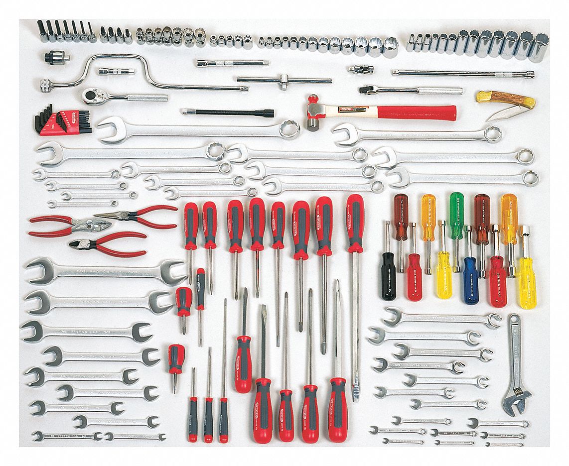 PROTO, 148 Total Pcs, SAE, Master Tool Set - 53GM09|J99661A - Grainger