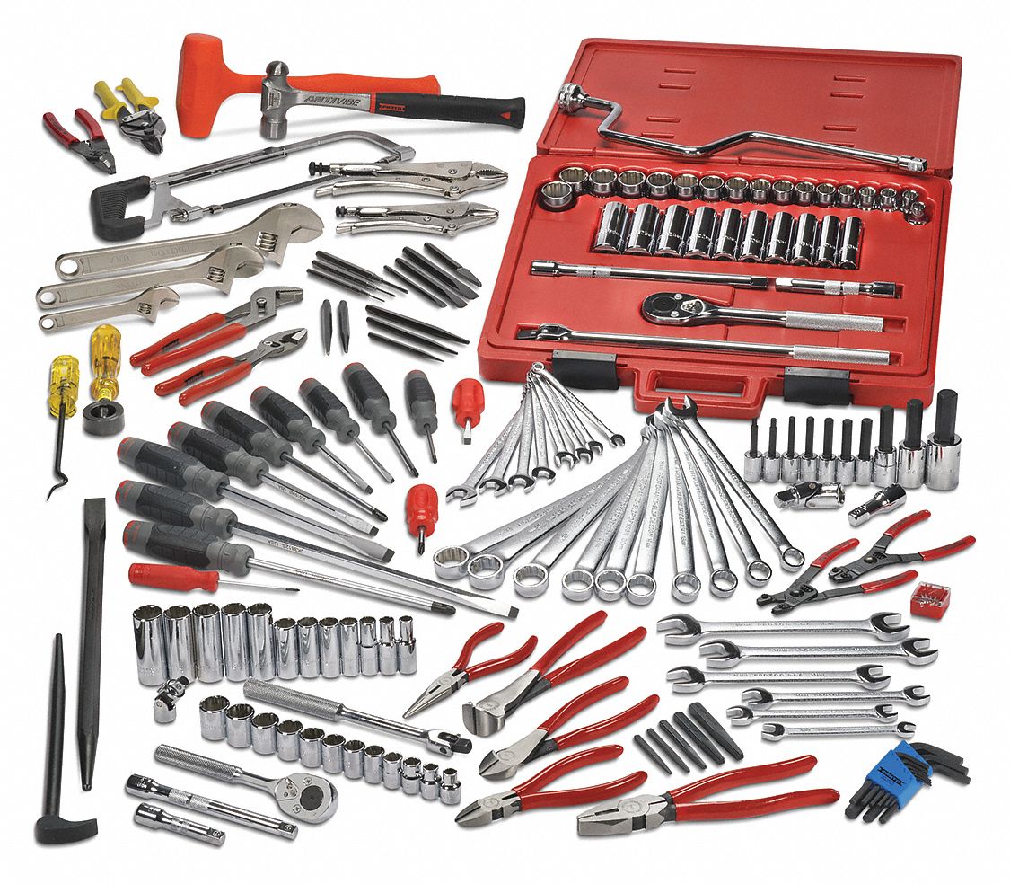 PROTO, 157 Total Pcs, Metric, Master Tool Set - 53GM14|J99432A - Grainger