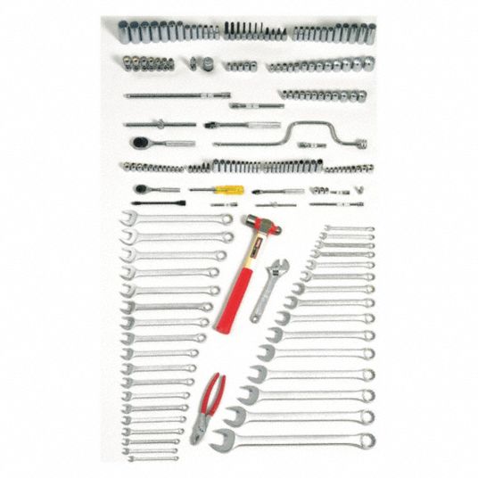 PROTO, 179 Total Pcs, Metric, Master Tool Set - 53GM40|J99902A - Grainger