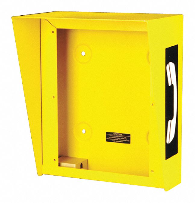 HUBBELL GAI-TRONICS, Weather Resistant, Yellow, Weatherproof Phone ...