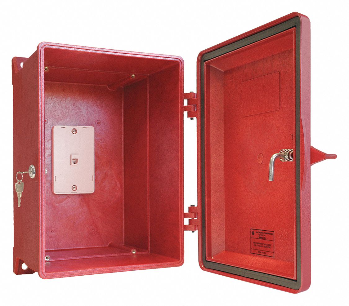 HUBBELL GAI-TRONICS, Modular Jack/Keylock Door, Weatherproof ...