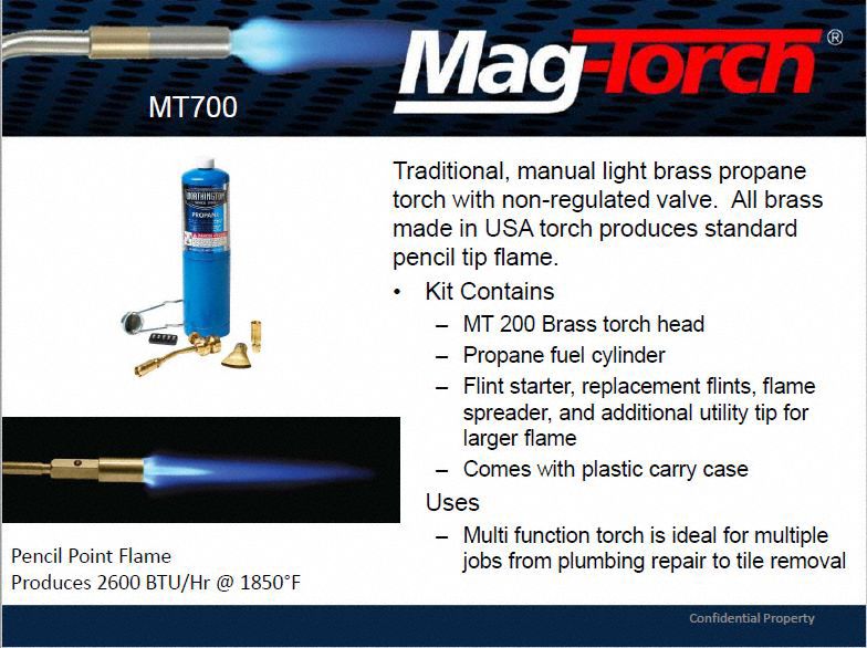 MAG-TORCH Torch Kit - 53HY11|MT 700 - Grainger