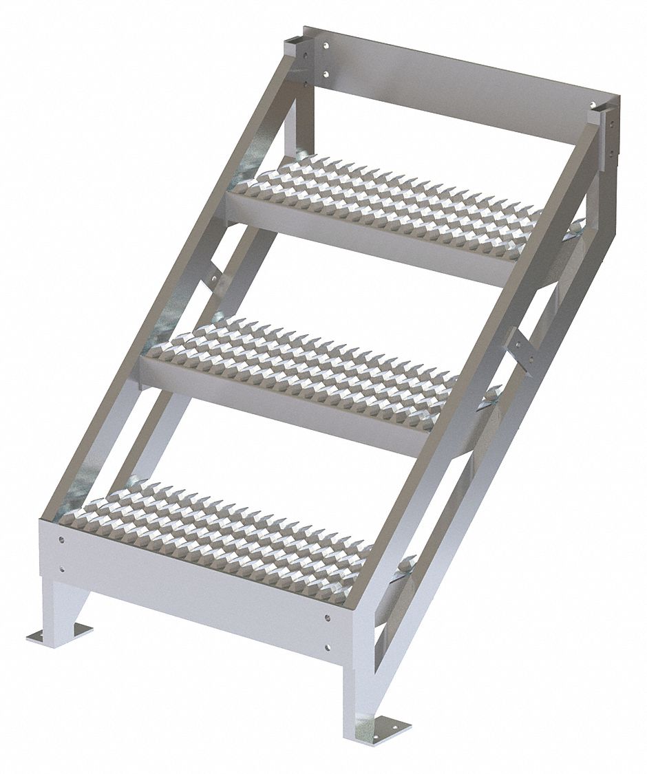 TRI-ARC, 3 ft Overall Ht, 29 in Overall Wd, Configurable Platform Ladder - 53JE70|MPASSW4 - Grainger