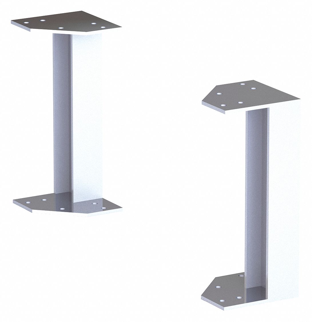 TRI-ARC, 18 in Overall Ht, 30 in Overall Wd, Platform Support Leg ...