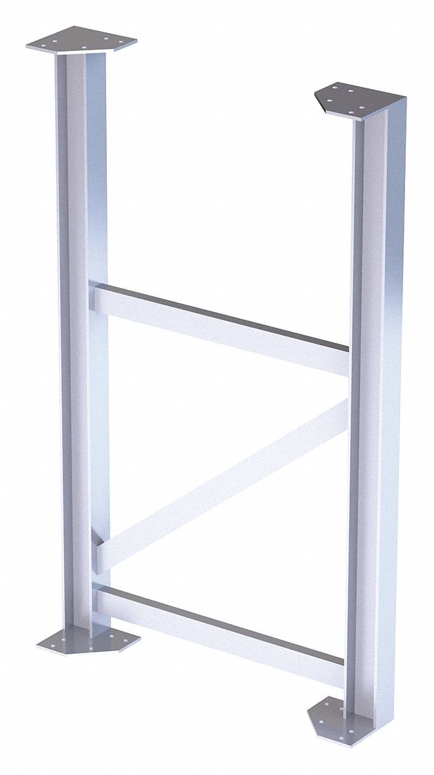 TRI-ARC, 4.5 ft Overall Ht, 30 in Overall Wd, Platform Support Leg ...