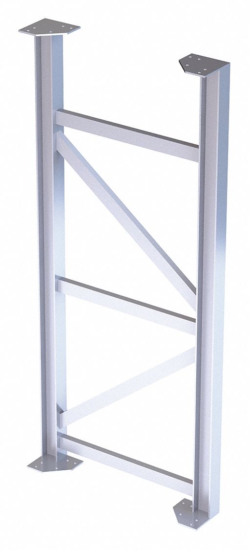 TRI-ARC, 6 ft Overall Ht, 30 in Overall Wd, Platform Support Leg ...