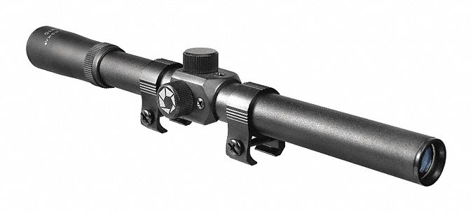 BARSKA, 4x, 108 ft @ 1x/ 21.5 ft @ 5x, Rifle Scope - 53JG02|AC10000 ...