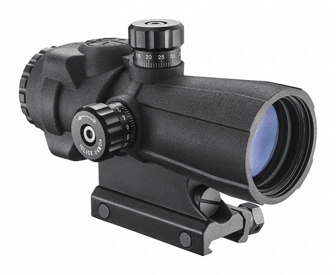 BARSKA, 4x, 108 ft @ 1x/21.5 ft @ 5x, Rifle Scope - 53JG04|AC12694 ...