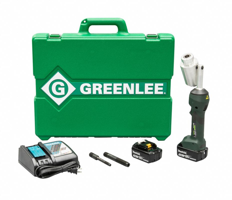 GREENLEE Kit Herramienta Sacabocados,18.0V,Li-Ion - 53JJ07 | LS100X11A ...