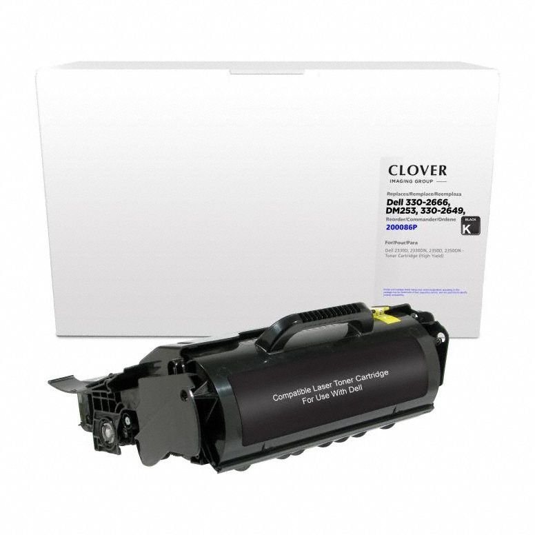 CLOVER, Compatible with 2330D/2330DN/2350D/2350DN, Black, High Yield ...