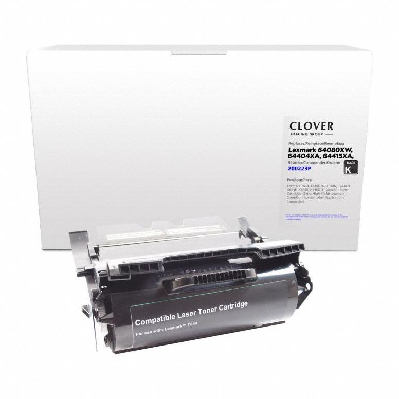 CLOVER, Black, Black, High Yield Toner Cartridge - 53JR11|CIG-T644 ...
