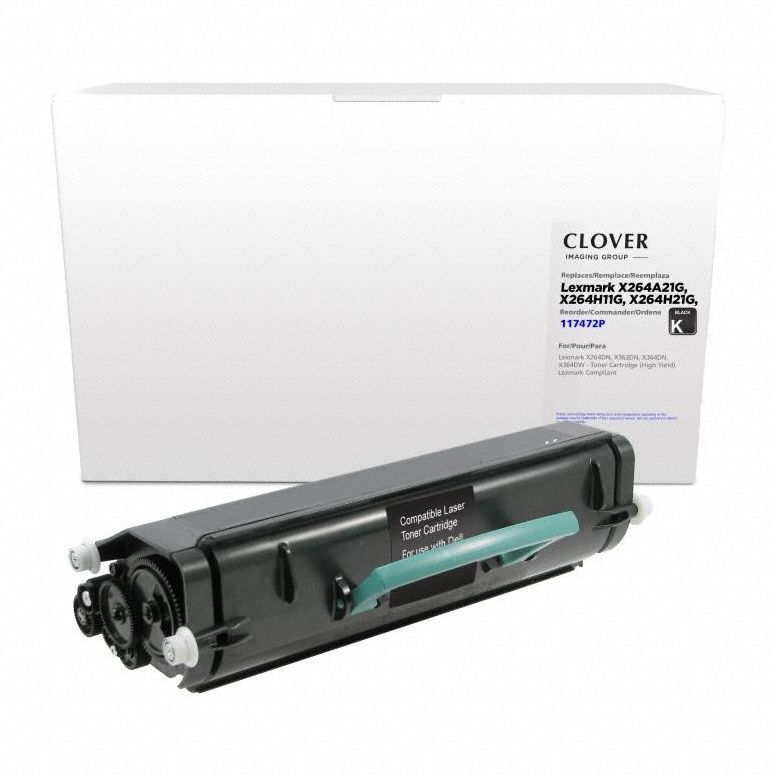 CLOVER, Compatible with X264DN/X363DN/X364DN/X364DW, Black, High Yield ...