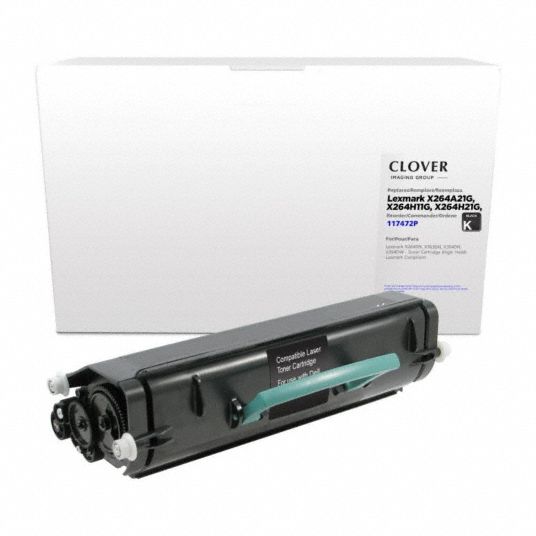 CLOVER, Compatible with X264DN/X363DN/X364DN/X364DW, Black, High Yield ...