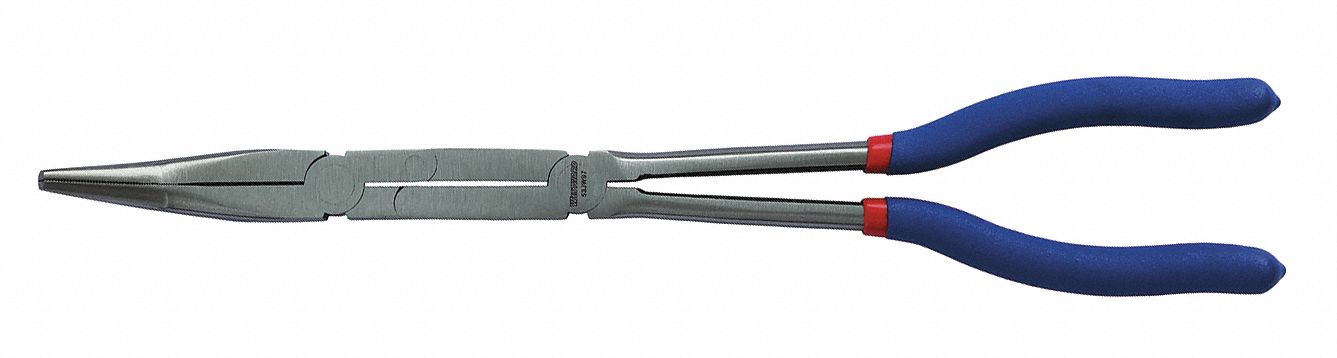 WESTWARD Pinzas Largas de Punta Curva 13-1/4" Acero Negro - 53JW97 ...