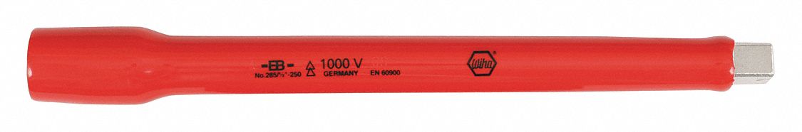 WIHA, 1/2 in Input Drive Size, 1/2 in Output Drive Size, Socket ...