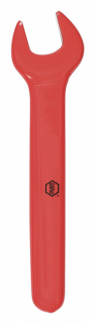 WIHA, Alloy Steel, High Visibility Coating, Open End Wrench - 53KE11 ...