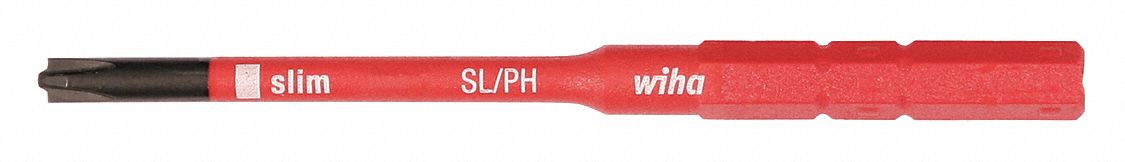 WIHA, Phillips/Slotted Head, Insulated Screwdriver Blade, Insulated ...