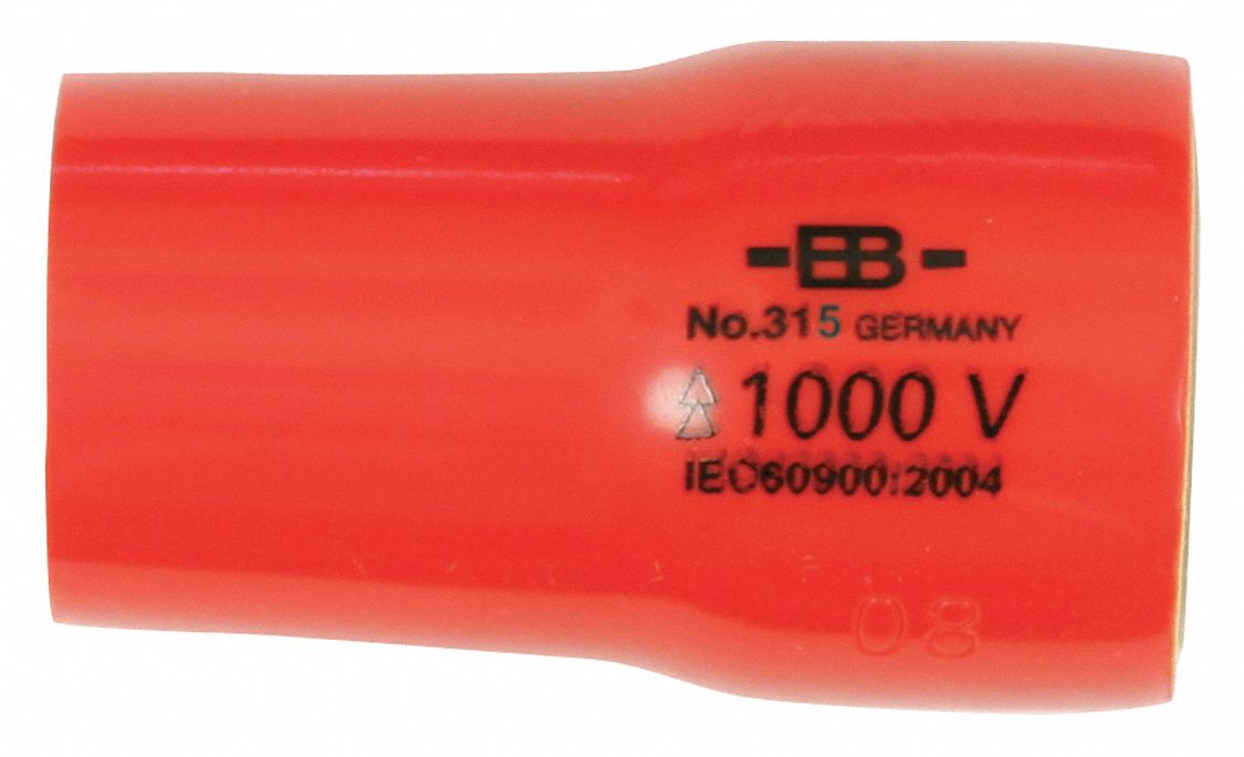 WIHA TOOLS INSULATED SOCKET,8MM,12 POINTS,METRIC - 4114 - WWG53KF72 ...