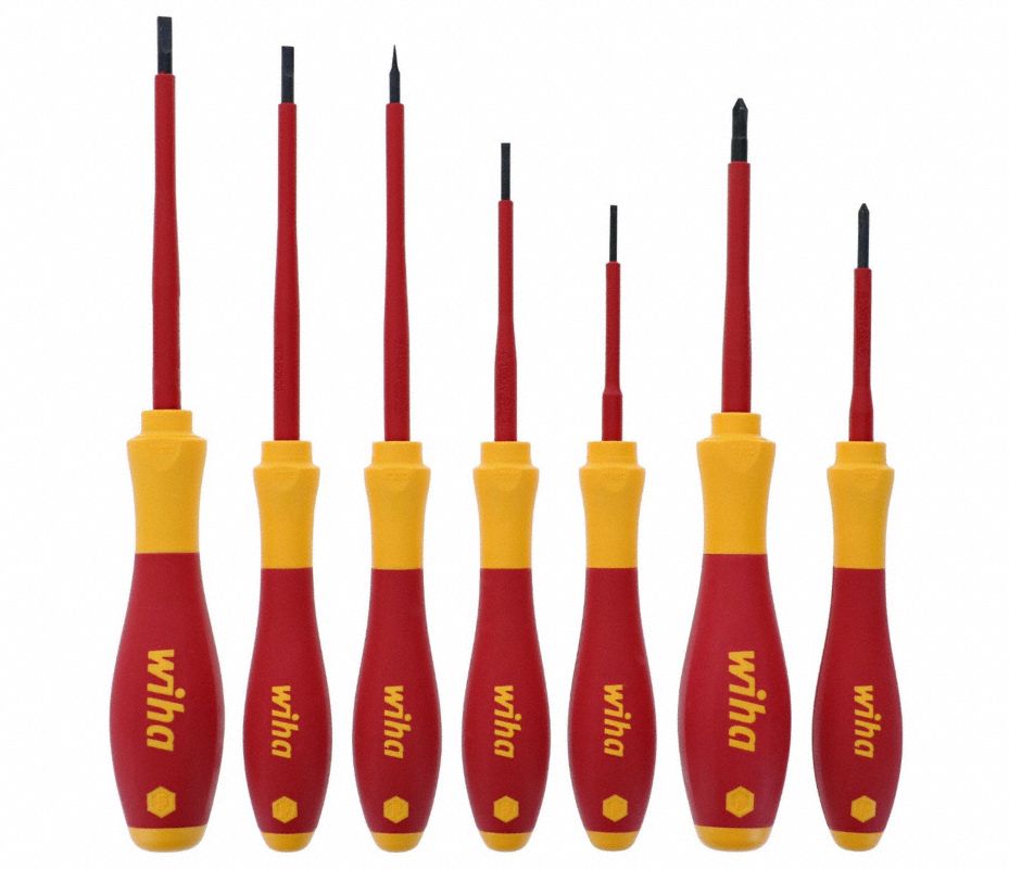 WIHA Juego de Desarmadores Aislados Aislado Aislado Phillips , Plana 7 ...
