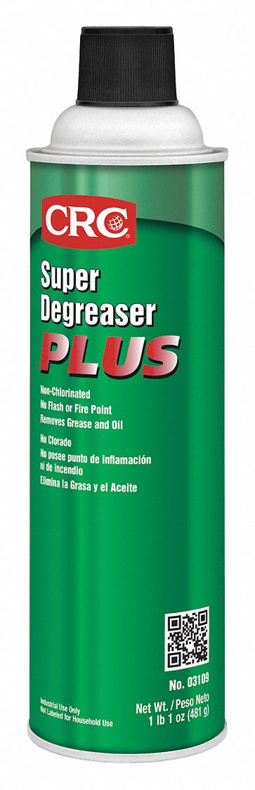 CRC Degreaser, 20 oz Cleaner Container Size, Aerosol Can Cleaner ...