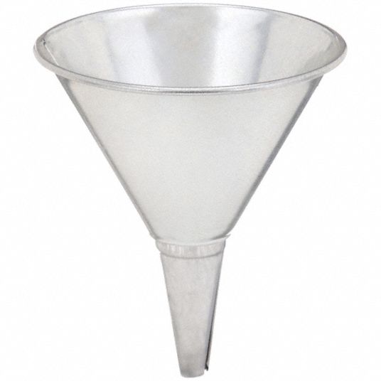 Steel, 32 fl oz Fluid Capacity, Spout Funnel with Screen - 53KJ36|94471 ...