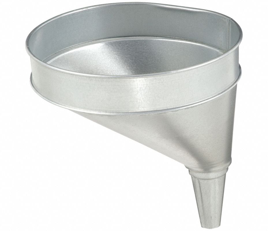 FUNNEL KING Embudo Desfasado Galvanizado , Acero:Se Ajusta a Universal ...