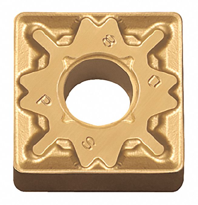 KYOCERA Square Turning Insert: 1/2 in Inscribed Circle, Neutral, 3/16 ...