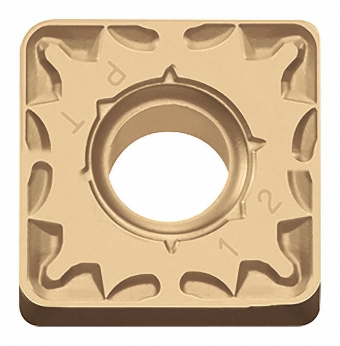 KYOCERA Square Turning Insert: 1/2 in Inscribed Circle, Neutral, 3/16 ...