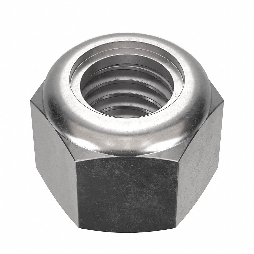 Nylon Insert, Jam Hex, Lock Nut - 53ME75|FB3LN3816P50 - Grainger