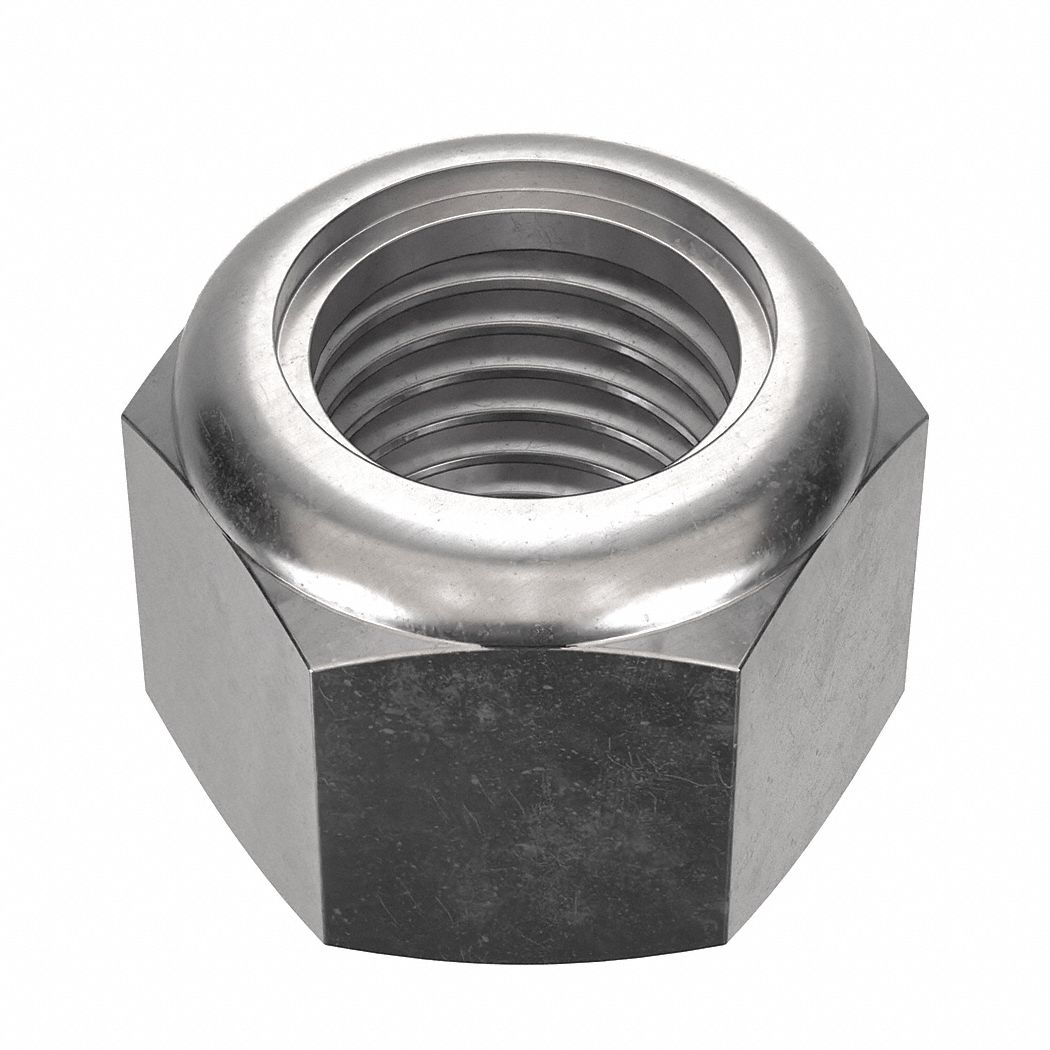 Nylon Insert, Jam Hex, Lock Nut - 53ME58|FBLN789P5 - Grainger
