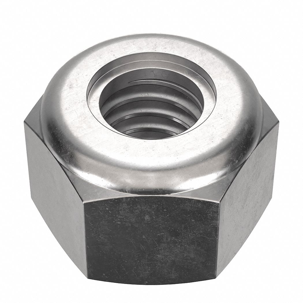 Nylon Insert, M4-0.70 Thread Size, Hex Locknut - 53ME61|FB3LNM4P100 ...