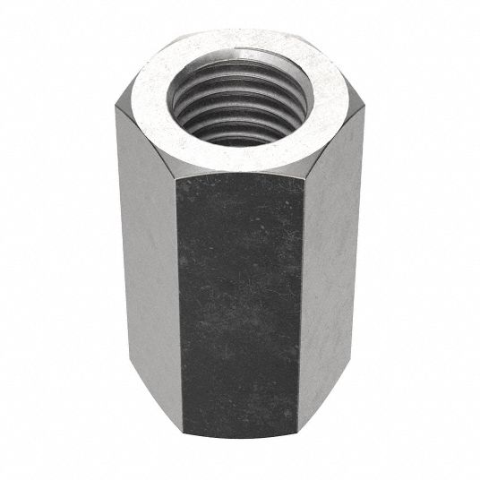 NL-19, 18-8, Coupling Nut - 53ME85|FBCPM8P10 - Grainger