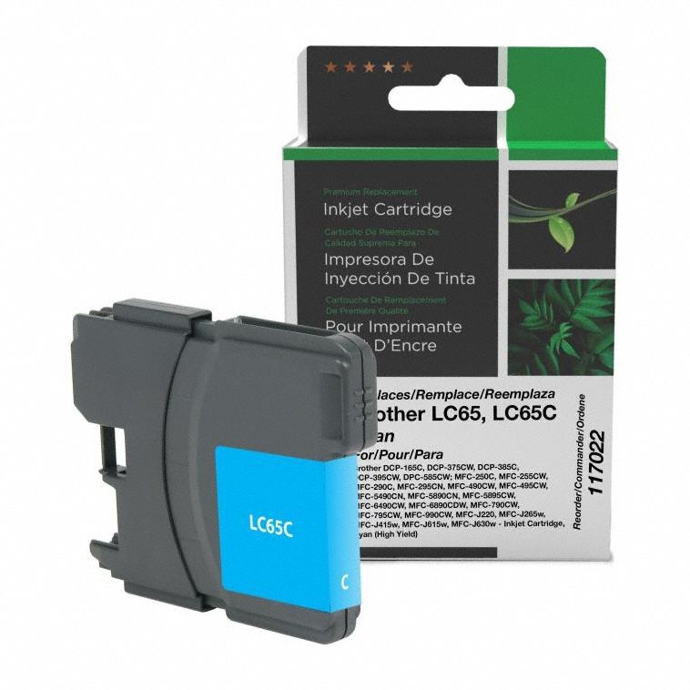 CLOVER, Cyan, LC65/LC65C, High Yield Ink Cartridge - 53PD29|CIG-LC65C ...