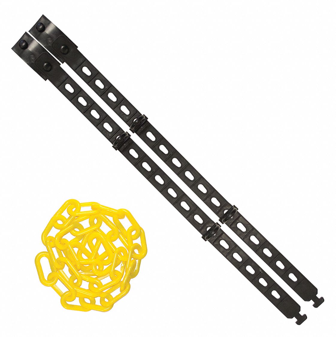 MR. CHAIN, Black, Plastic, Connect Strap for Plastic Chain Barrier ...
