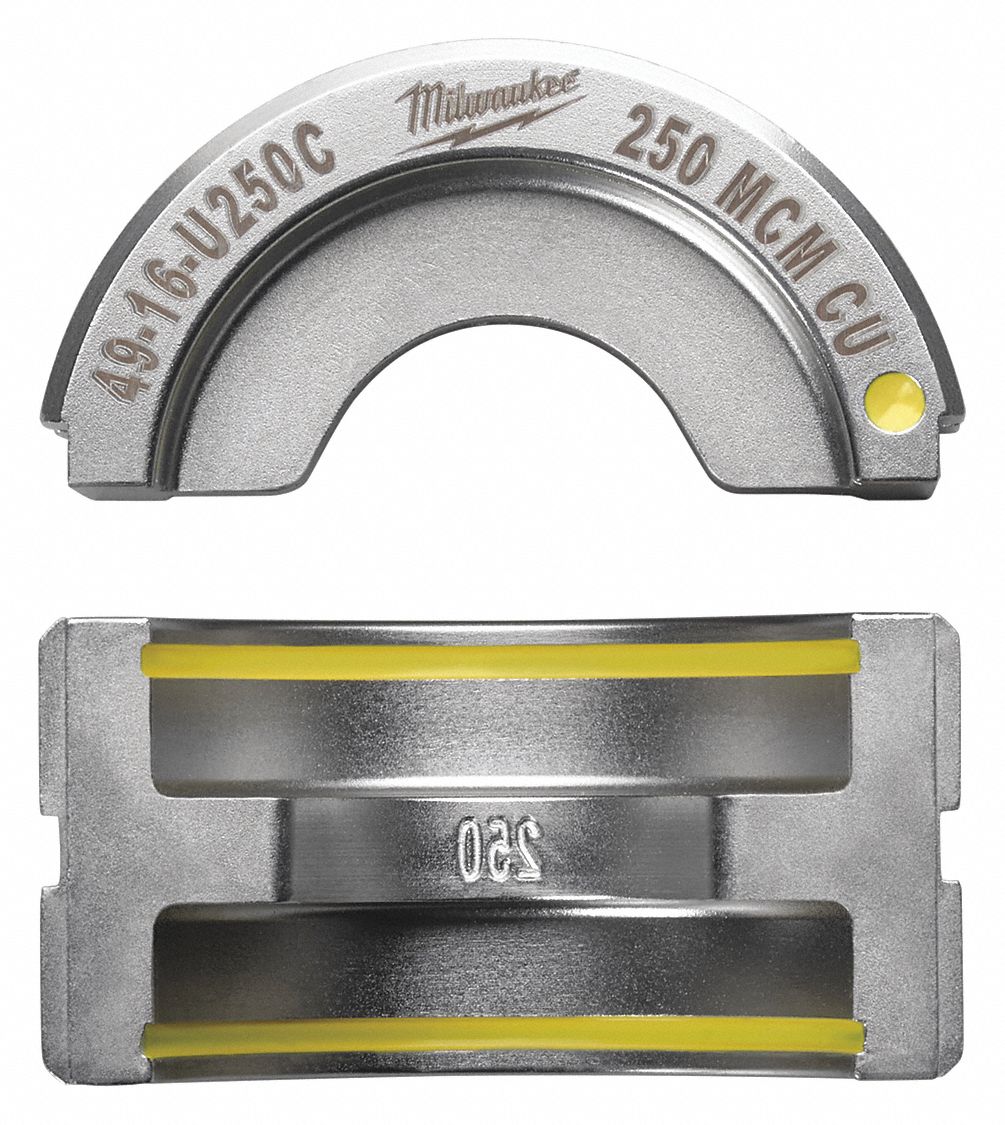 MILWAUKEE Upper and Lower Crimping Die for Electrical Wire and Cable ...