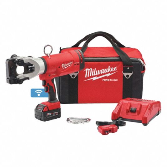 MILWAUKEE Cordless Cable Cutter Kit, 18V, Cordless - 53RG45|2777-21 ...