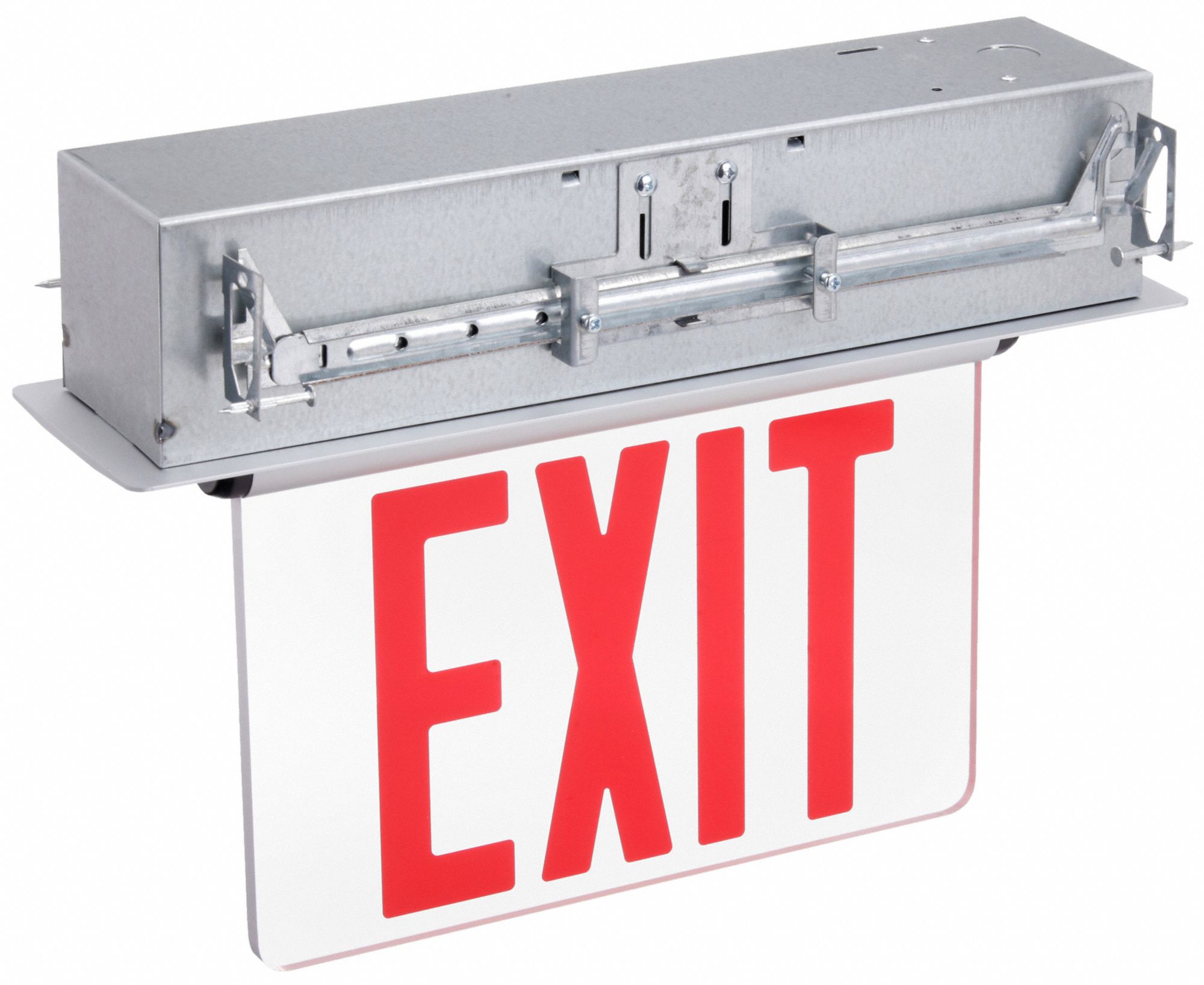 1 Faces, Red, Exit Sign - 53RH94|53RH94 - Grainger