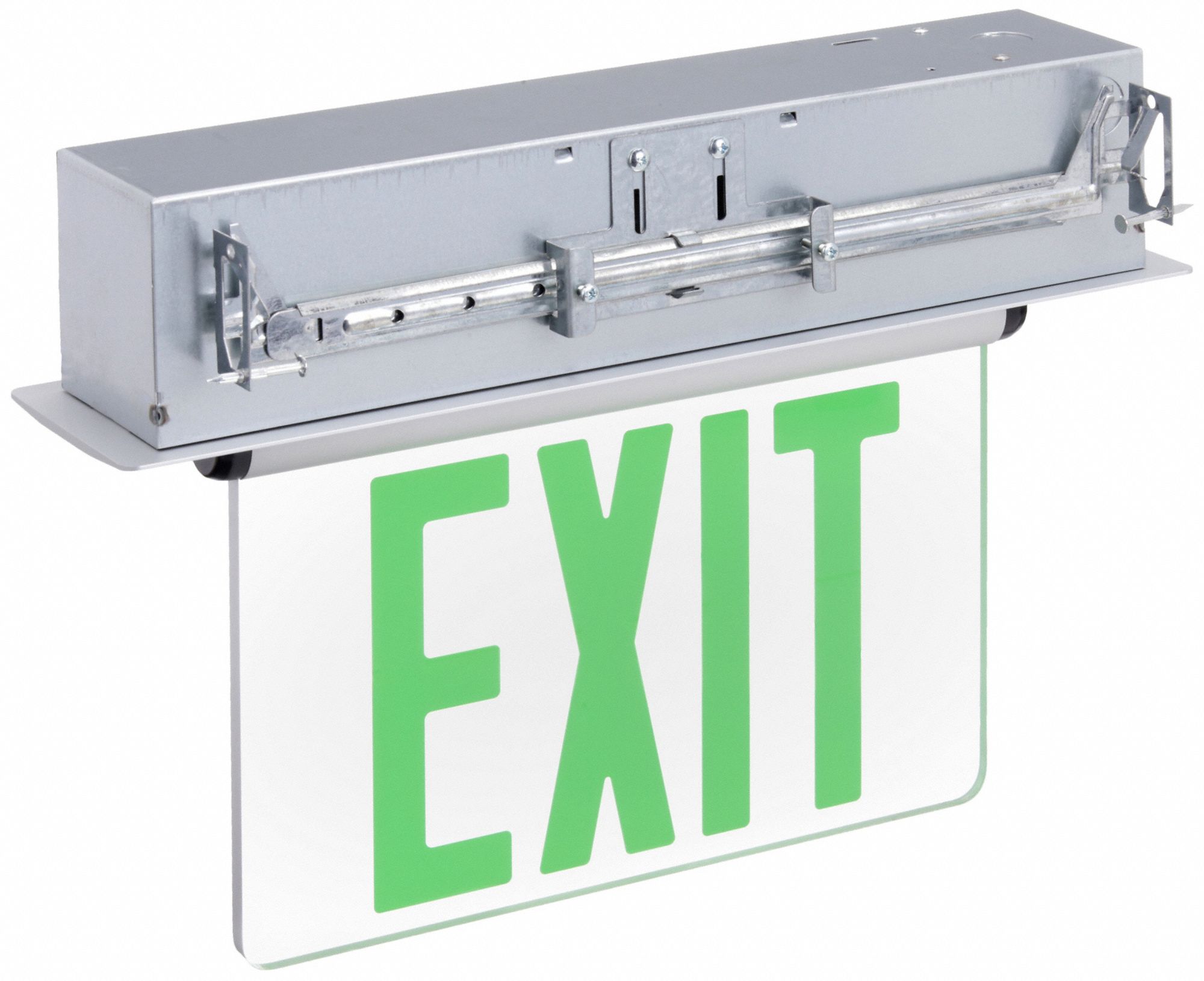 1 Faces, Green, Exit Sign - 53RH95|53RH95 - Grainger