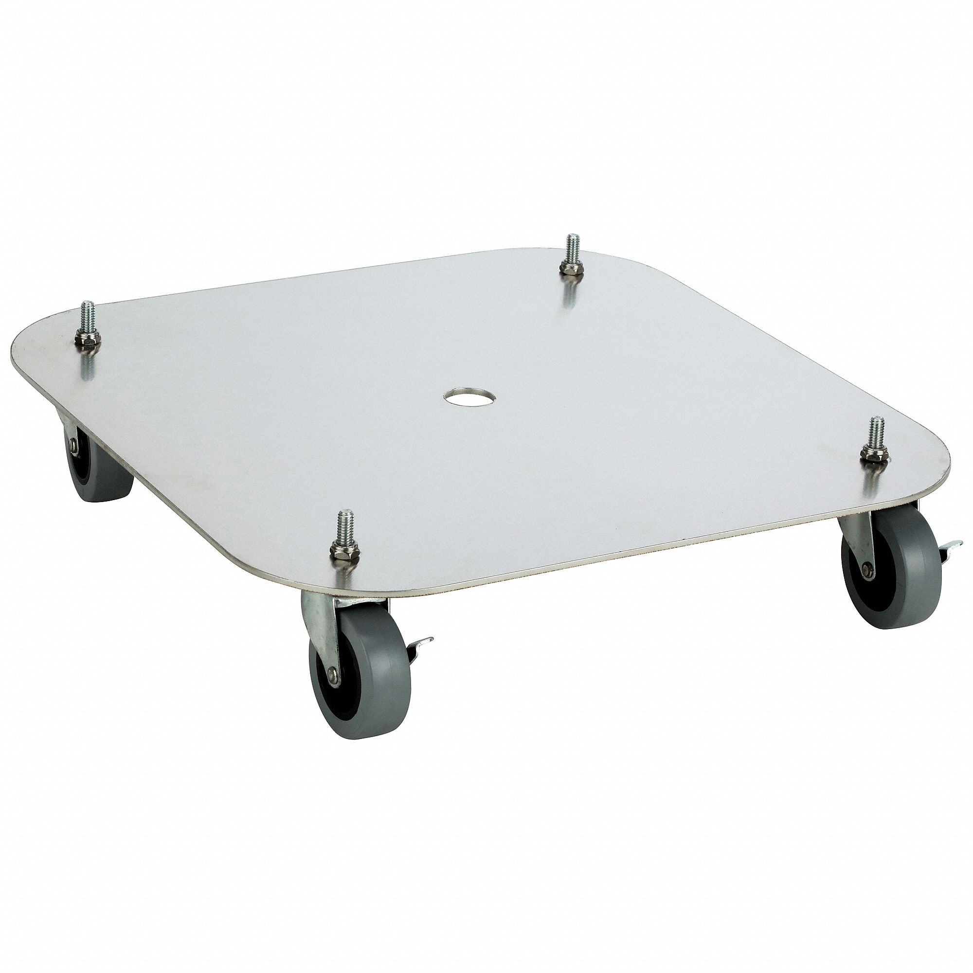 GUARDIAN EQUIPMENT, Stainless Steel, Silver, Eyewash Station Dolly ...