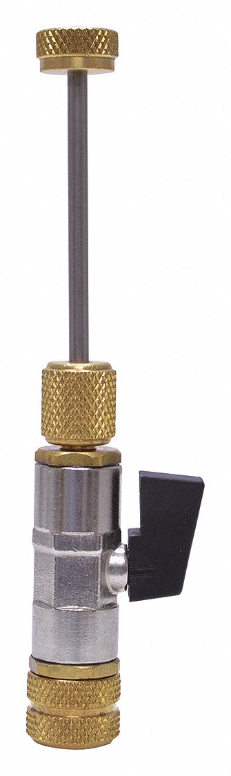 UNIWELD, 6 5/8 in Lg, Brass/Stainless Steel, Valve Core Remover ...