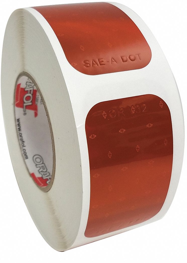 Construction/Emergency Vehicles/Trucks and Trailers, Amber, Reflective ...