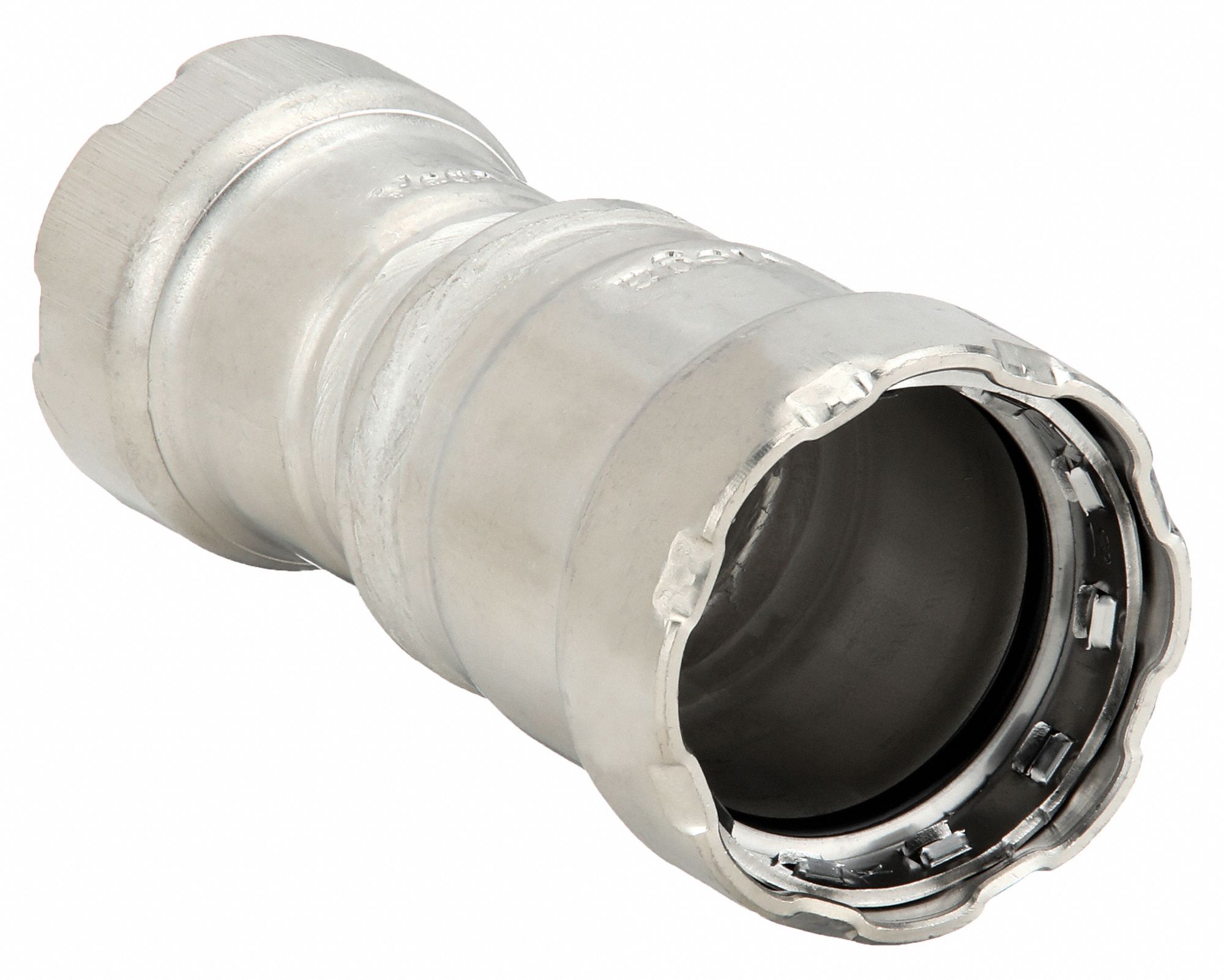 VIEGA MEGAPRESS, 2 in Pipe x 1 1/2 in Pipe Size, Press-fit x Press-fit ...