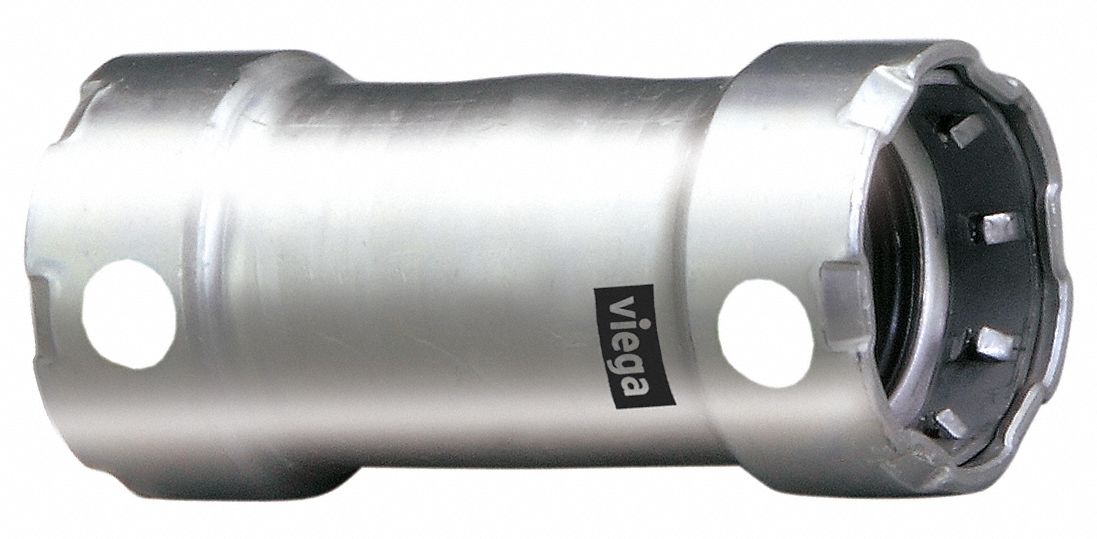 VIEGA MEGAPRESS MEGAPRESS COUPLING NO STOP, 1" X 1" - Press Tube ...