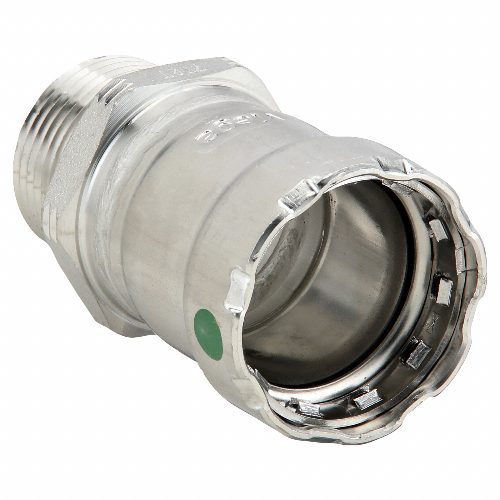 VIEGA MEGAPRESS, 3/4 in Pipe x 3/4 in Pipe Size, Press-fit x MNPT ...