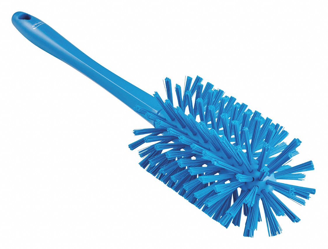 VIKAN, Stiff, Plastic, Bottle Brush - 53UC74|5381903 - Grainger