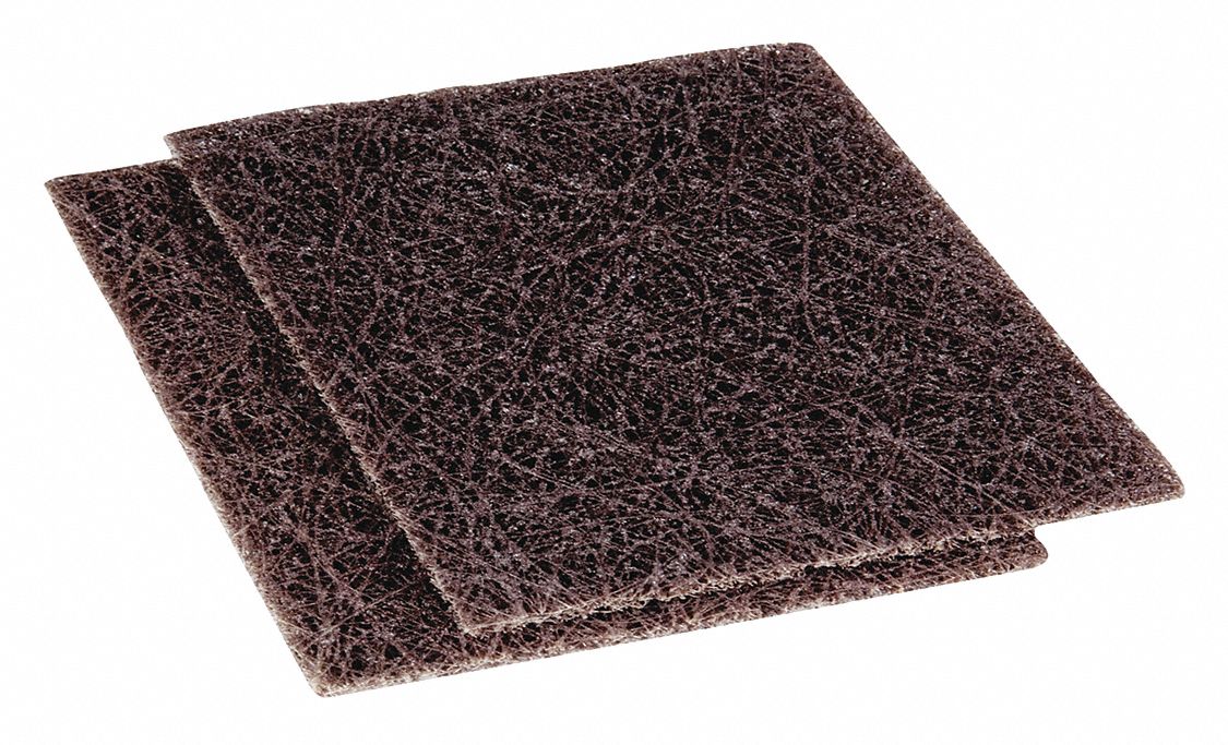 SCOTCH-BRITE, Fiber/Mineral/Resin, 5 1/2 in Lg, Scouring Pad - 53UD22 ...