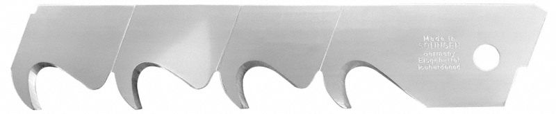 OLFA, 6 1/8 in Blade Lg, 1 in Blade Wd, Snap-Off Hook Blade - 53UE12|HH ...