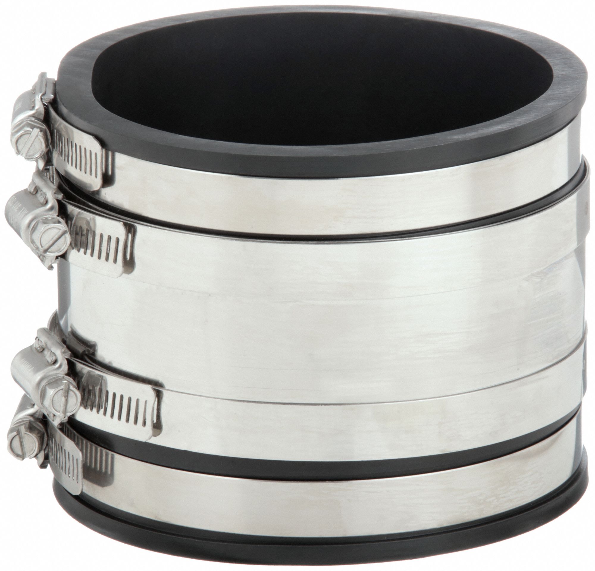 PVC, For 4 in Pipe, Shielded Transition Coupling - 53UE65|DX1056-44SR ...